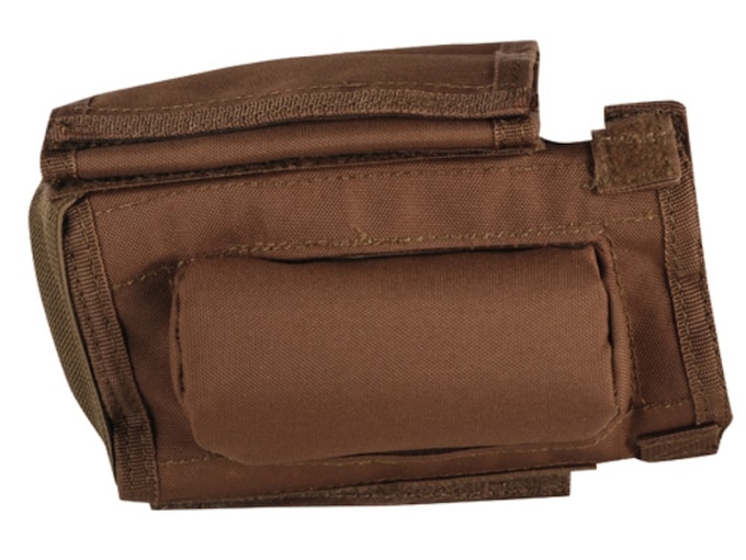 Voodoo Tactical Adjustable Cheek Rest Ammo Carrier Nylon Coyote