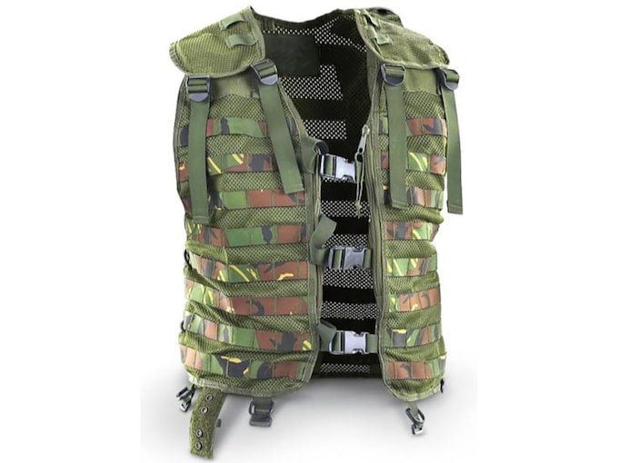 Military Surplus Dutch Modular Vest Grade 2 Camo Medium