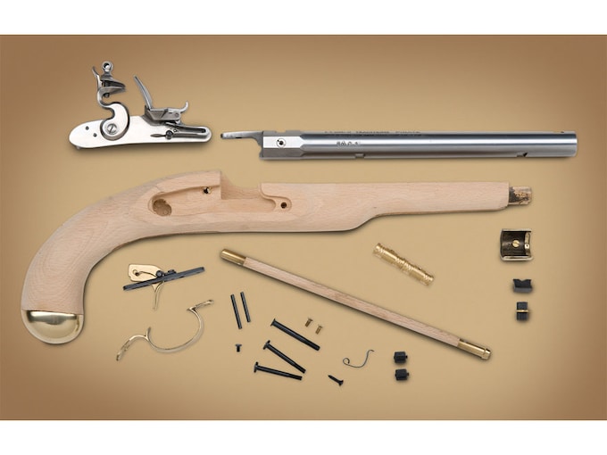 Traditions Pirate Muzzleloading Pistol Kit 50 Cal Flintlock 10 Barrel