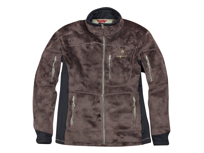 Kryptek Men's Atila High Loft Fleece Jacket Polyester Brown XL 46-48