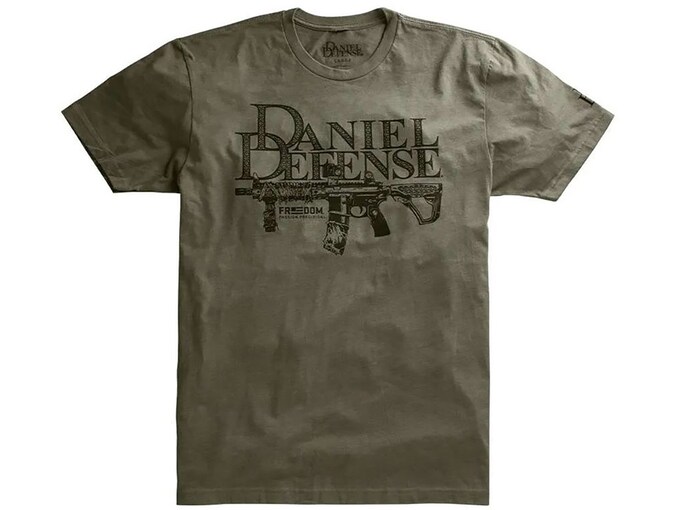 Daniel Defense Men's Automatic Short Sleeve T-Shirt Light Olive 2XL