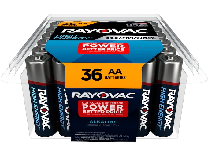 Rayovac High Energy Battery AA 1.5 Volt Alkaline 24PK