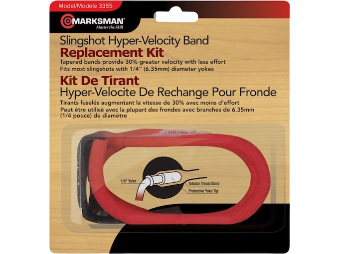 Marksman Hyper-Velocity Slingshot Band Replacement Kit
