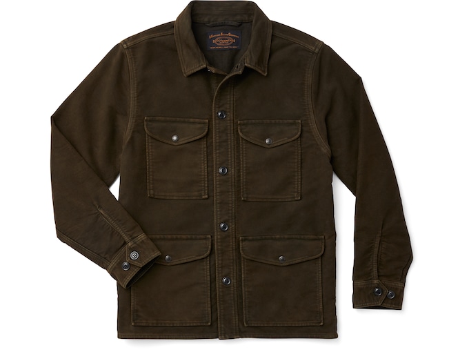 Filson Men's Moleskin Barn Coat Siberian Brown 2XL