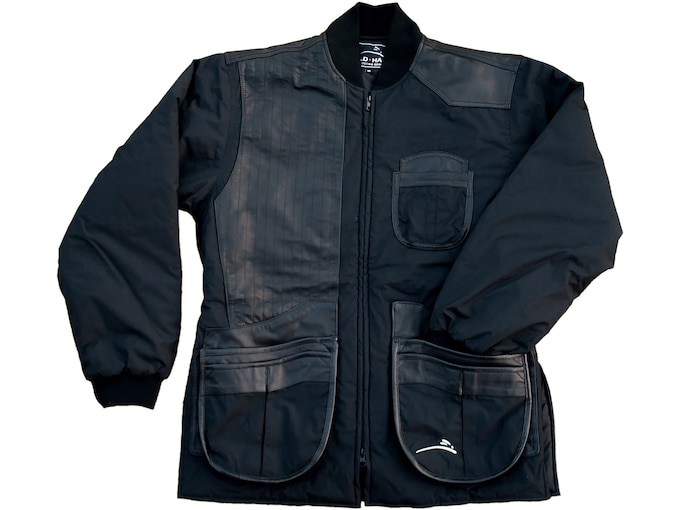 Wild Hare Cold Weather Insulated Shooting Coat Leather Trim Right Hand