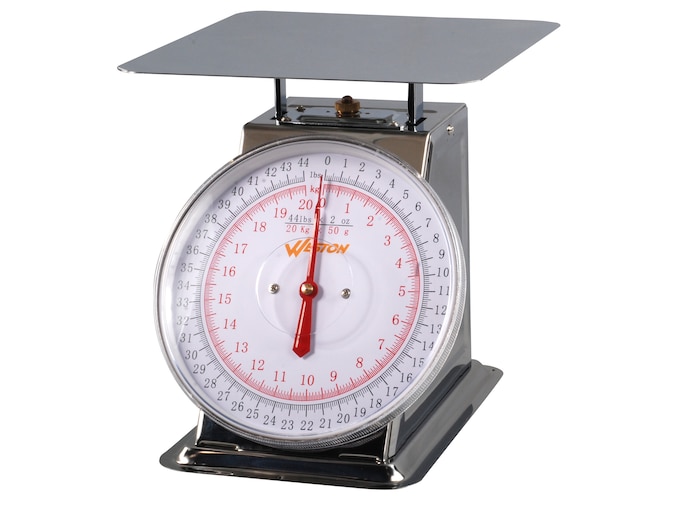 Weston Flat Top Dial 44 lb Meat Scale SS