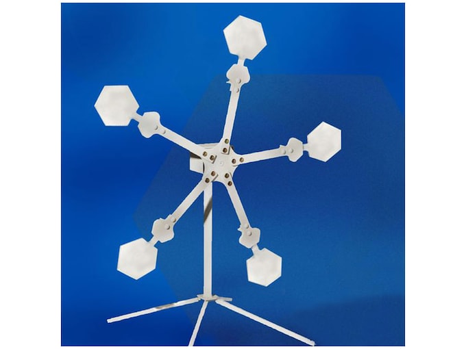 MGM Whirlygig 5-Arm Star Spinning Target Steel