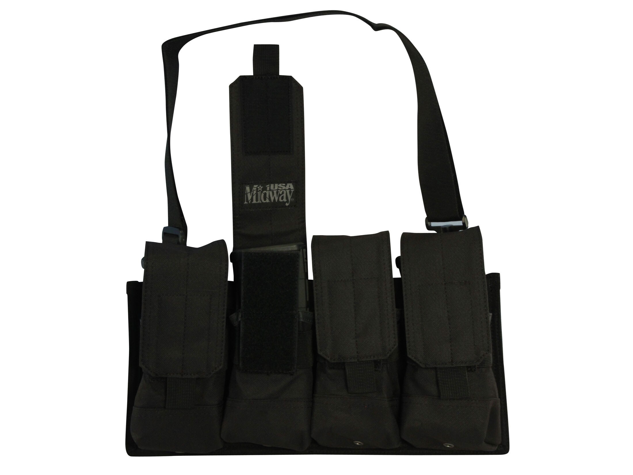 MidwayUSA 8 Mag Pouch AR 15 Black MidwayUSA 8 Mag Pouch AR 15 Black