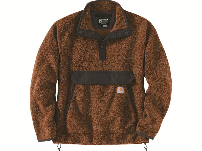 Carhartt Men's Relaxed Fit Fleece Pullover Sweatshirt 1972 Duck Camo