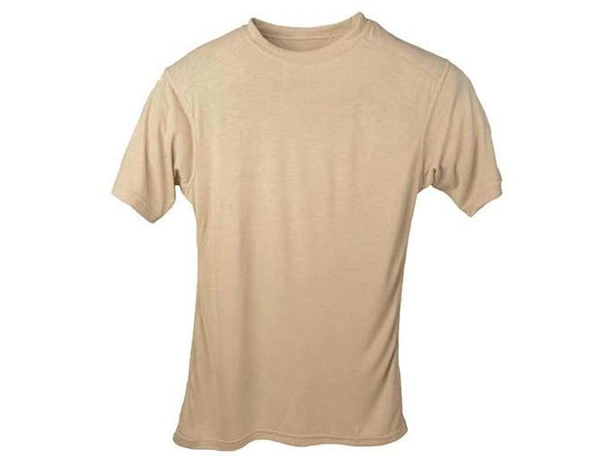 Military Surplus US Field Shirt Grade 1 Sand Cotton/Poly Large