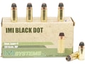 IMI Ammo 9mm Luger +P 124 Grain Black Dot Jacketed Hollow Point (JHP)