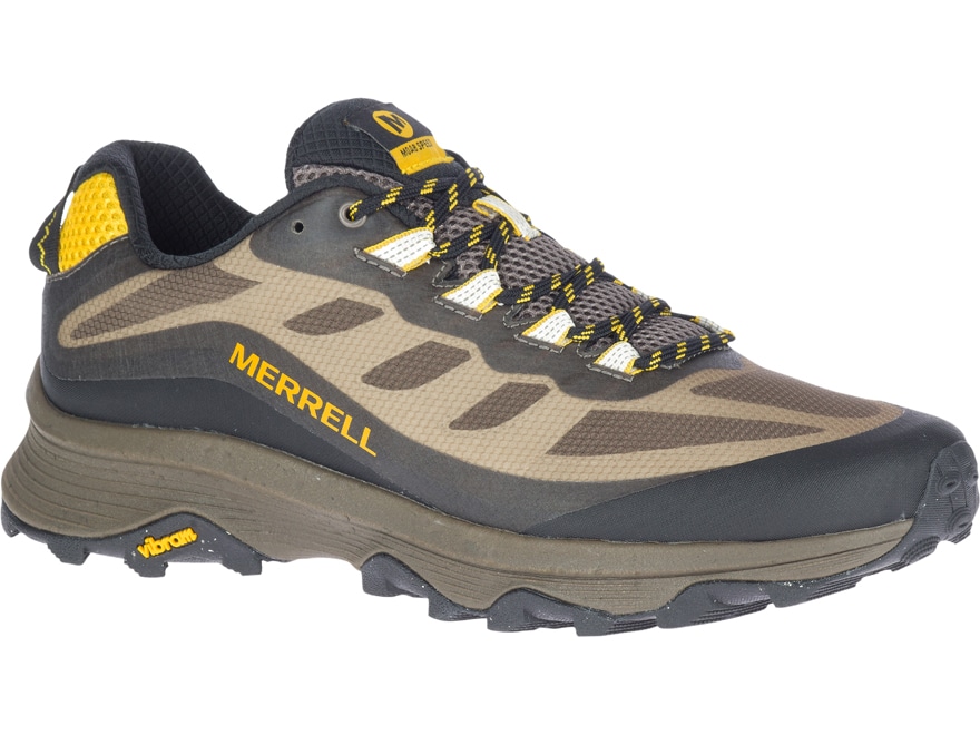 Merrell Moab Speed Hiking Shoes Leather Walnut Men's 13 D