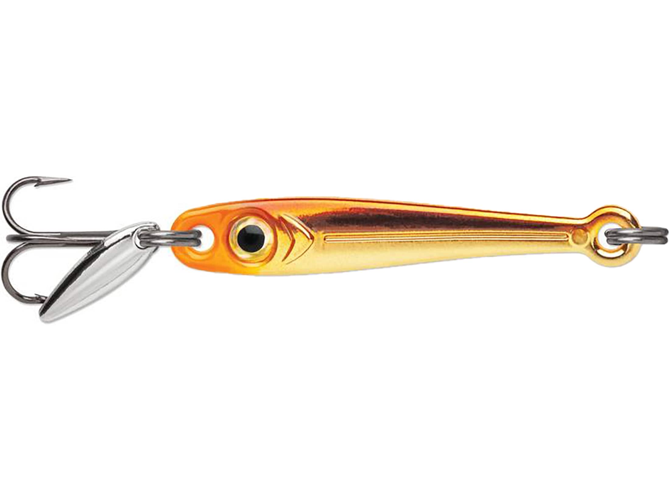 VMC Tungsten Torpedo Spoon 3/16oz Glow Gold Fish