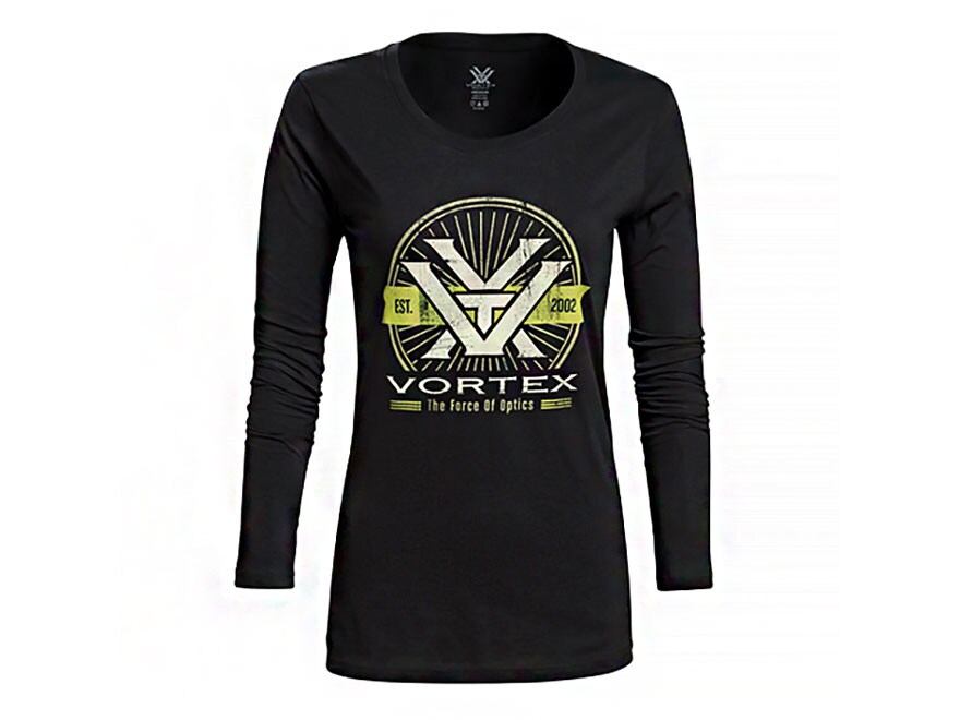 Vortex Optics Women's Daybreak Shirt Long Sleeve Cotton Black Large