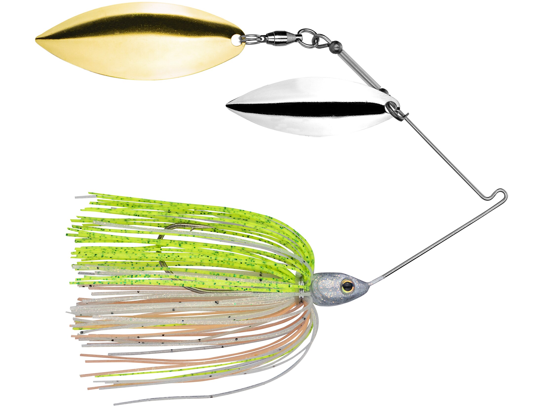 Strike King Tour Grade Double Willow Spinnerbait 3/8oz Green Glimmer