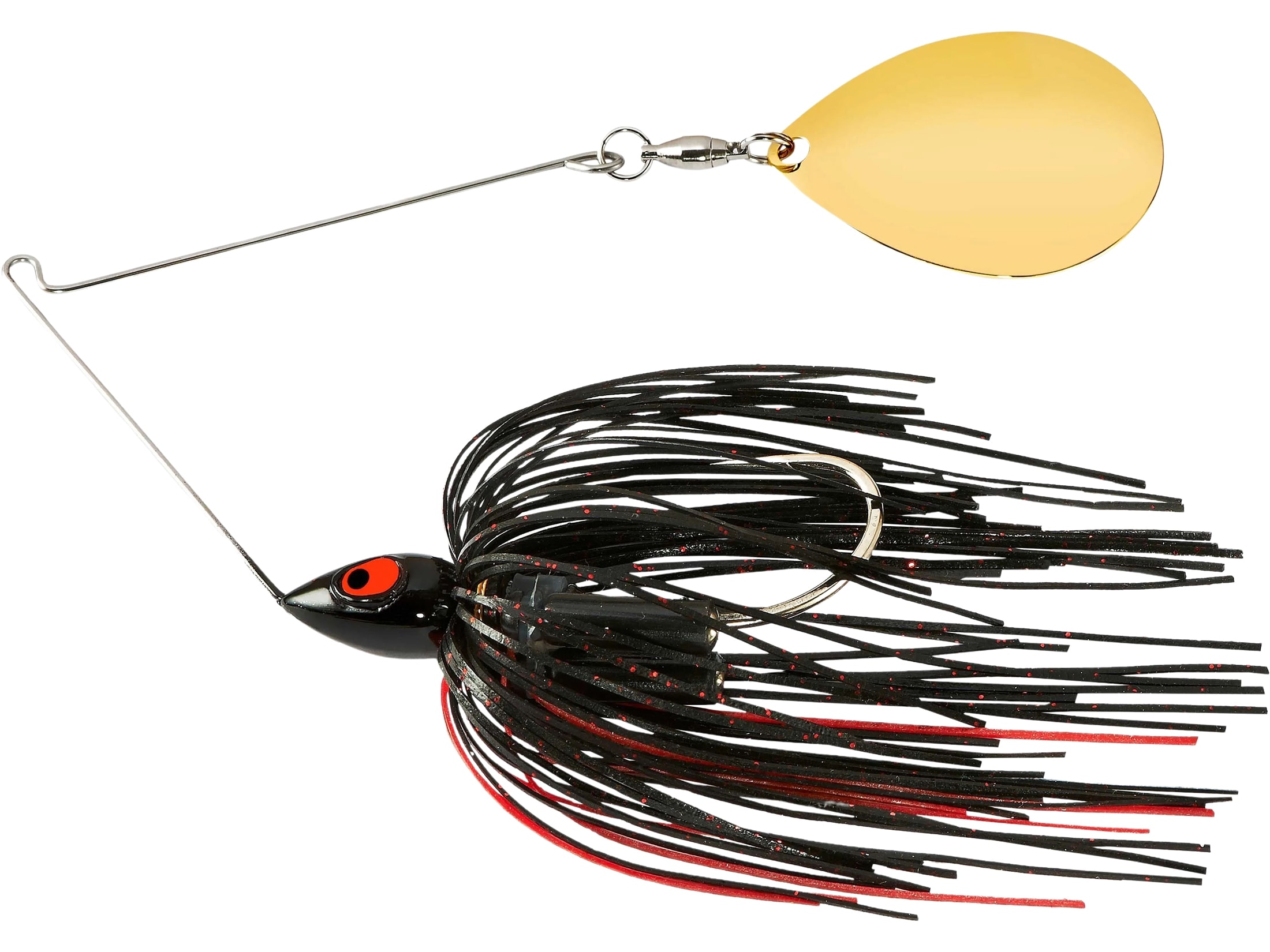 War Eagle Painted Head Night Time Single Colorado Spinnerbait 1/2oz