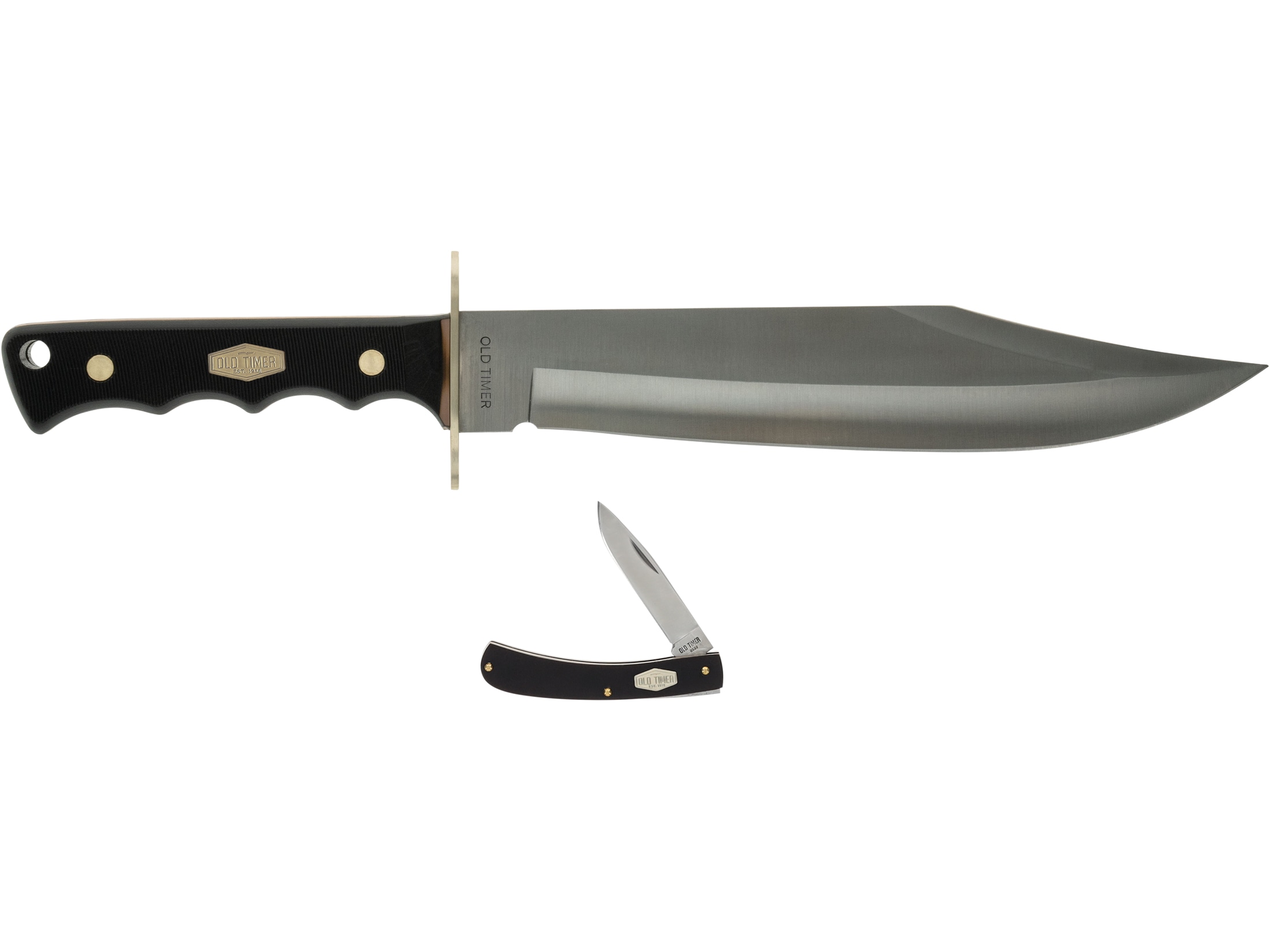 Old Timer Bowie & Folding Knife Combo