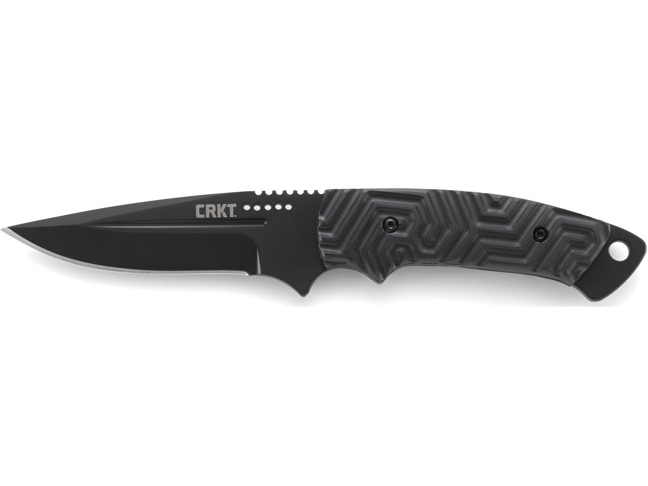 CRKT Acquisition Fixed Blade Tactical Knife 4 Clip Point 8Cr13MoV SS