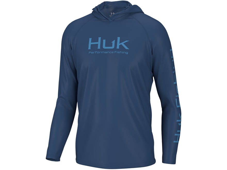 Huk Men's Vented Pursuit Hoodie Wedgewood 2XL