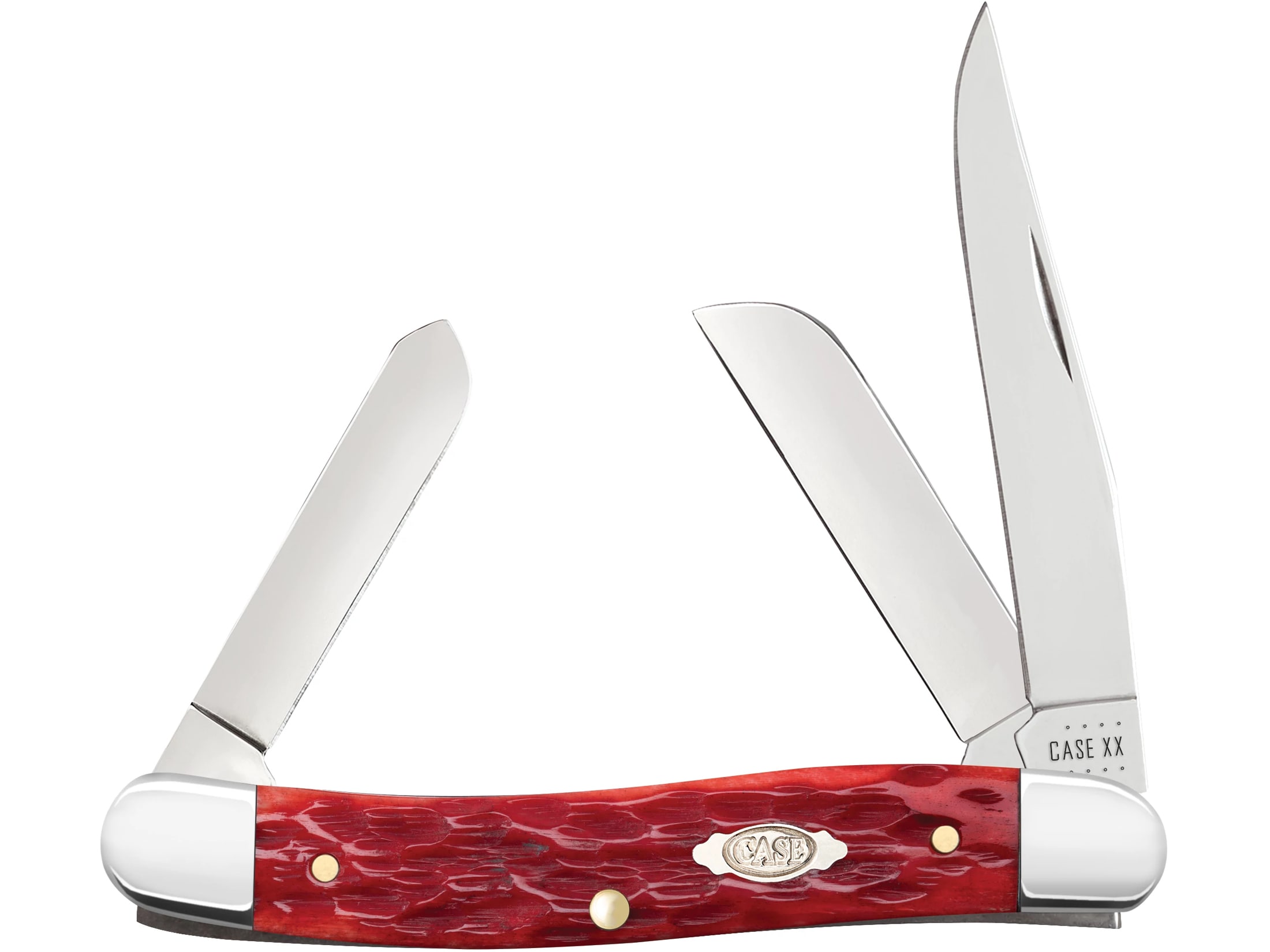 Case Medium Stockman Pocket Knife 2.57 Clip, Sheepfoot Spey Tru-Sharp