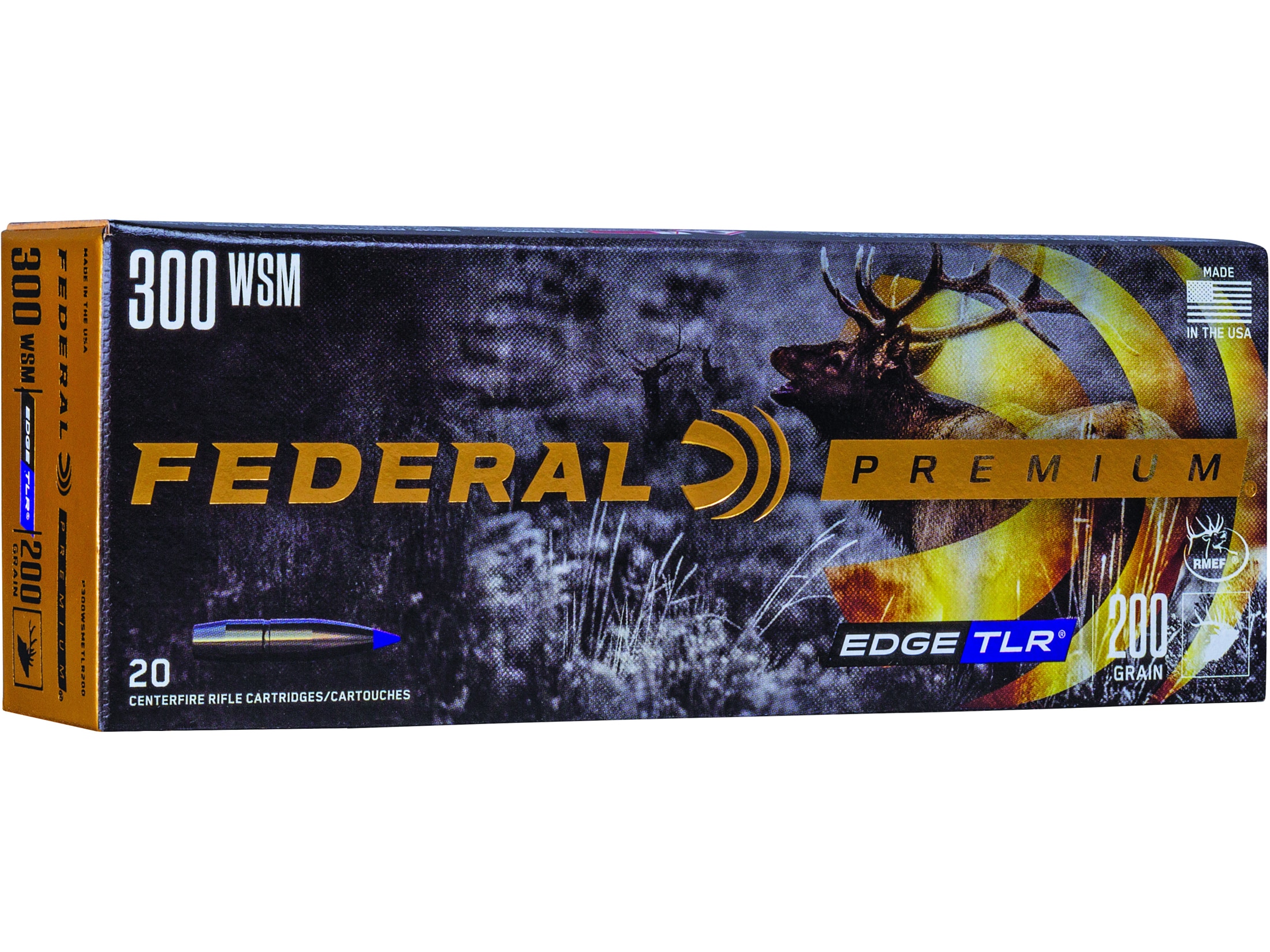 Federal Premium Edge TLR 300 Winchester Short Mag (WSM) Ammo 200 Grain