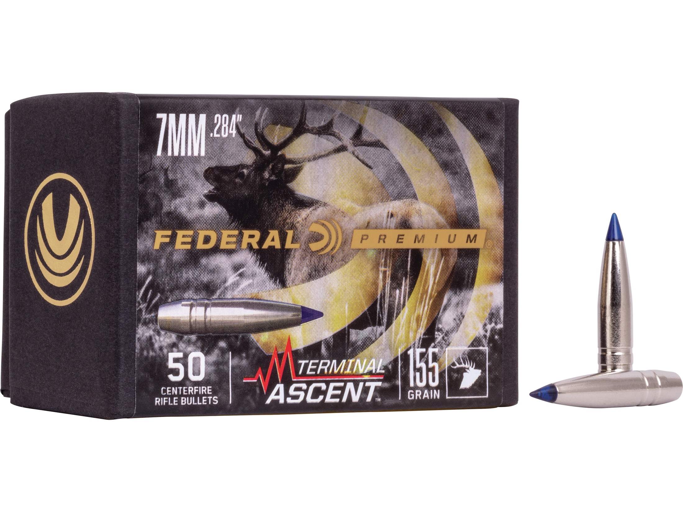 Federal Terminal Ascent Bullets 270 Cal (277 Diameter) 136 Grain