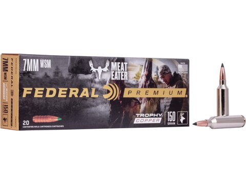 Federal Premium Meat Eater Ammo 7mm Winchester Short Mag (WSM) 150