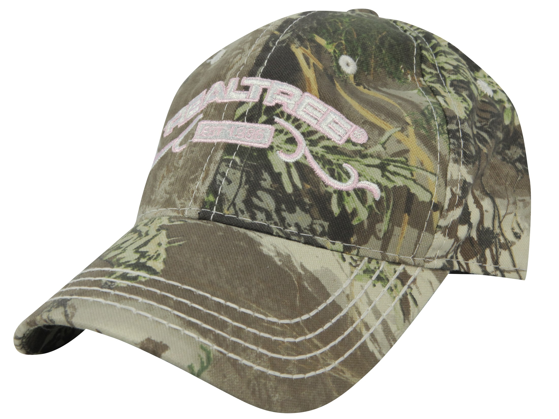 Team Realtree Women's Camo Logo Cap Cotton Realtree Max-1 Camo Pink