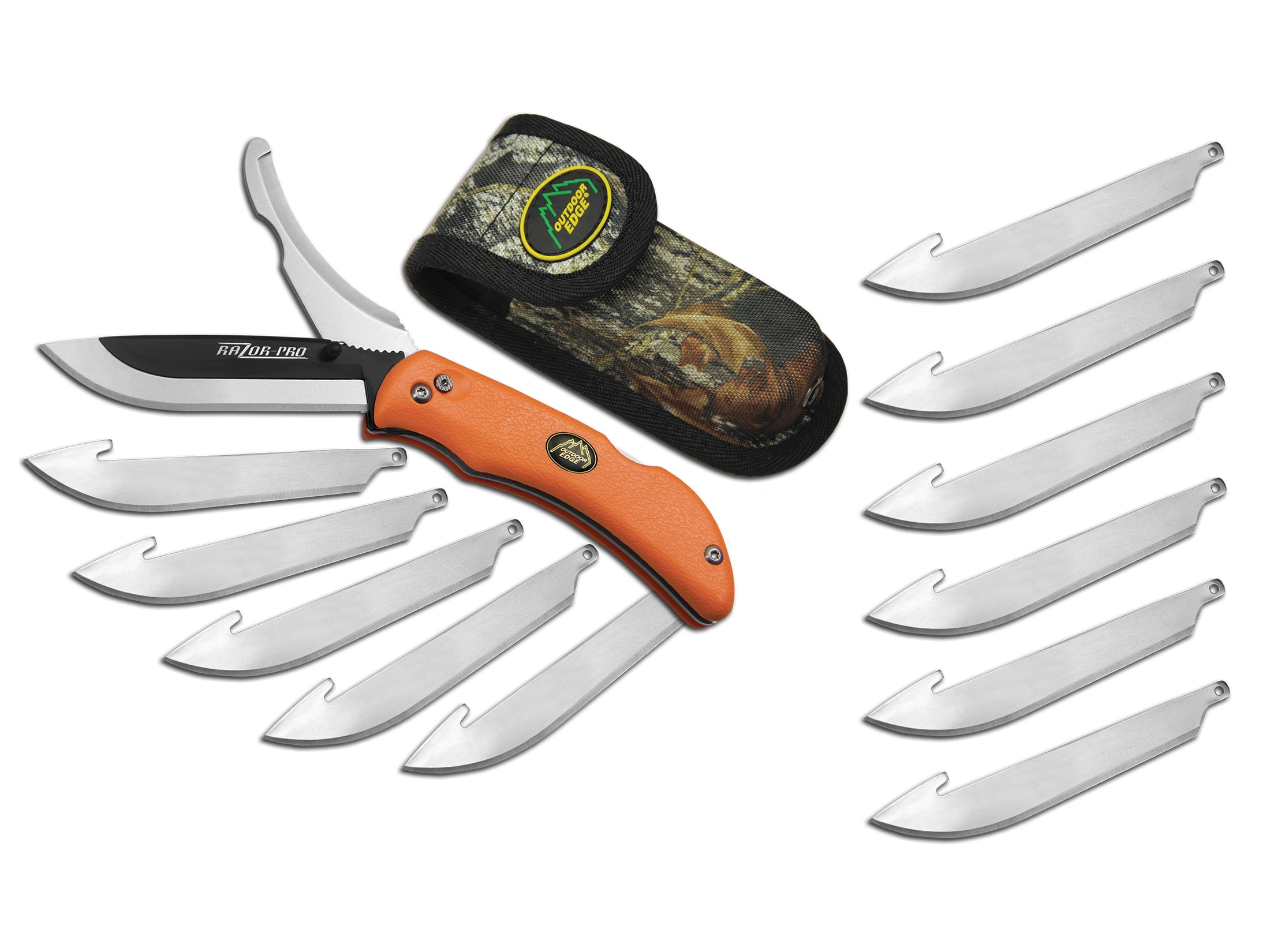 Outdoor Edge Razor-Pro Folding Hunting Knife 3.5 Drop Point 420 SS