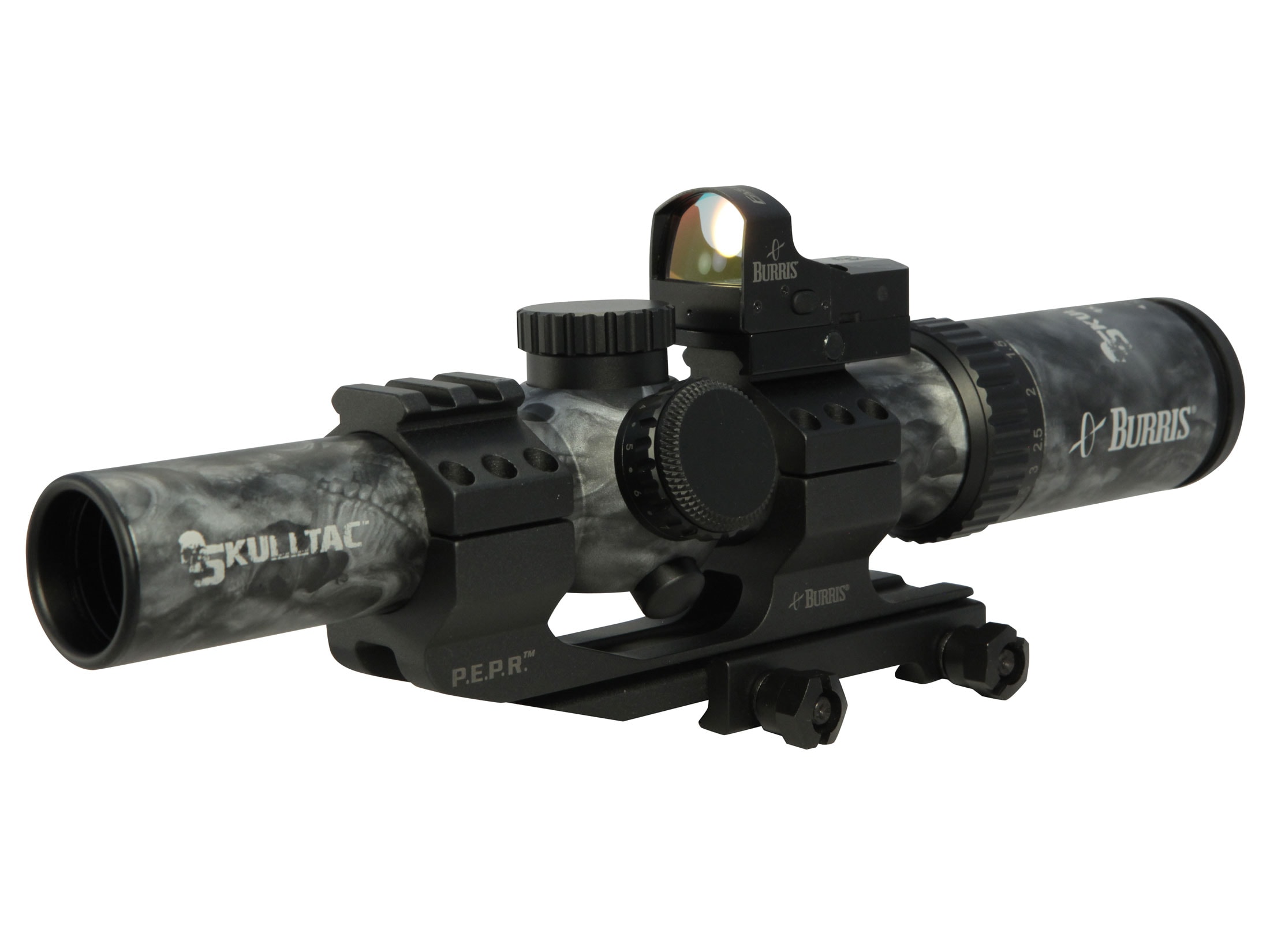 Burris SKULLTAC Rifle Scope 30mm Tube 1-4x 24mm Illuminated Ballistic