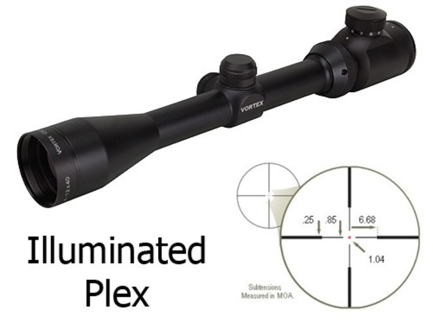 Vortex Optics Crossfire Rifle Scope 4-12x 40mm Illuminated Plex