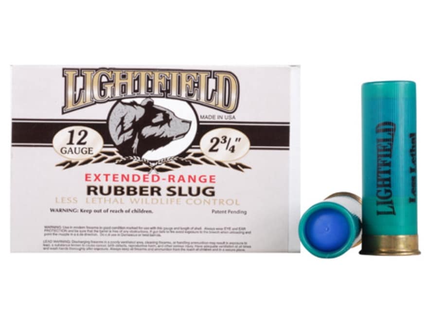 Lightfield Wildlife Control Less Lethal Ammo 12 Ga 2-3/4 Extended