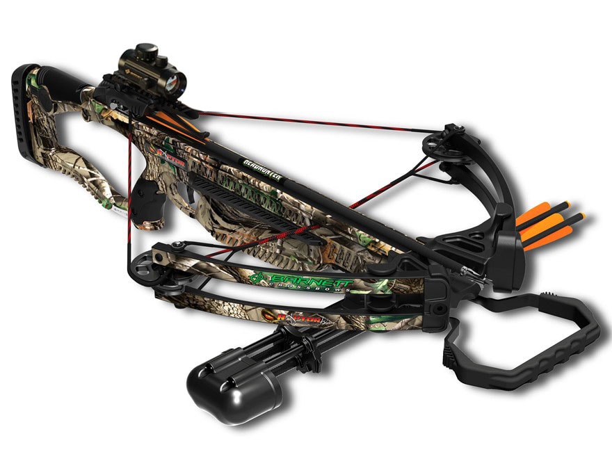 Barnett Raptor FX Crossbow Package Red Dot Sight Realtree APG Camo