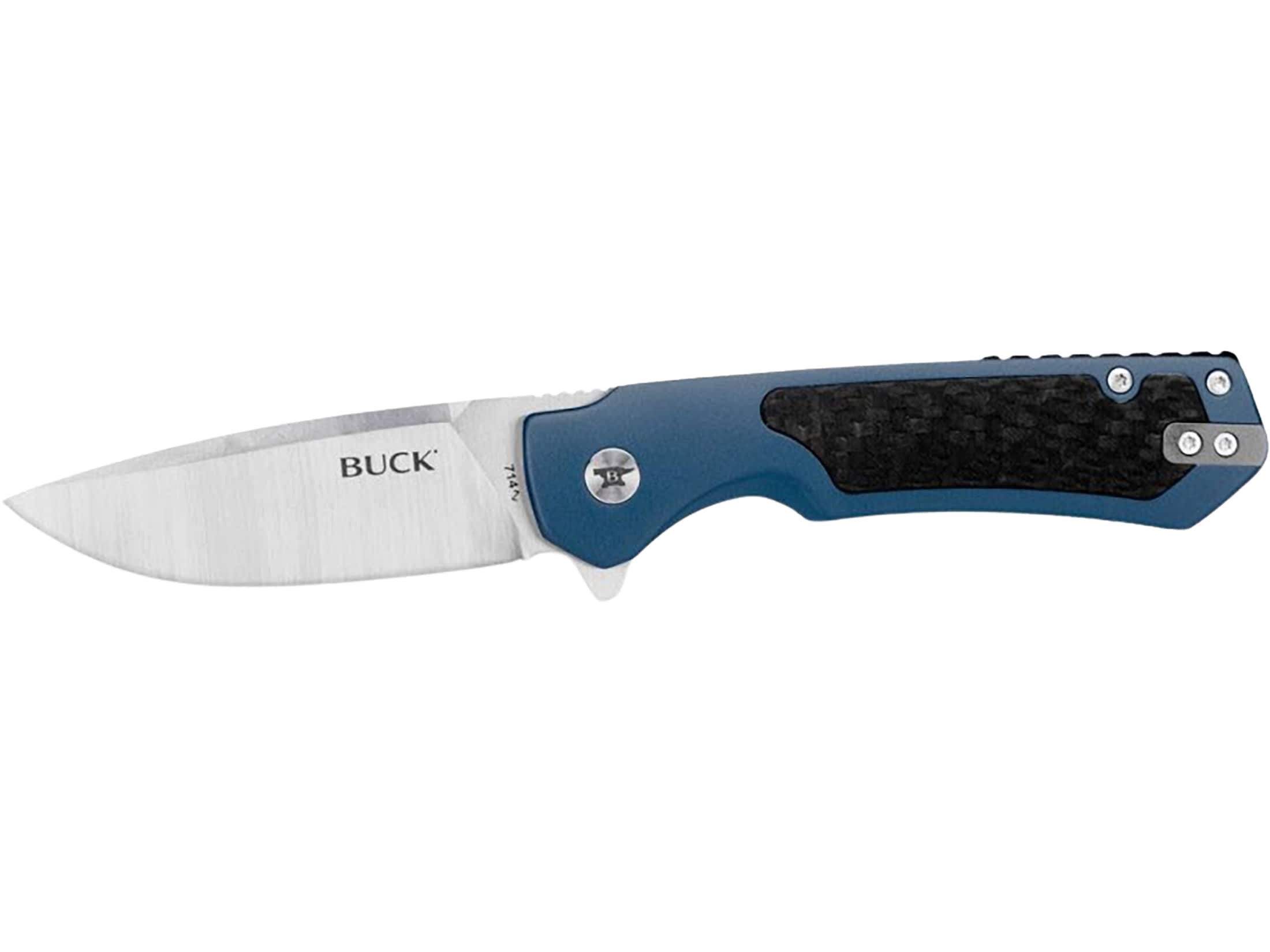 Buck Knives 714 Stinger Pocket Knife 3 Drop Point D2 Satin Blade