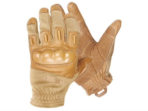 BLACKHAWK! Fury Commando HD Gloves Leather Nylon Nomex Coyote Tan XL