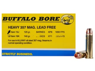 Product Comparison for Buffalo Bore Short Barrel Low Flash 357 Magnum ...