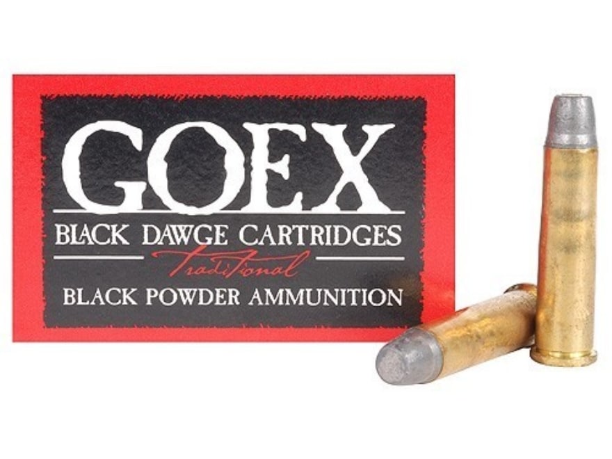 Goex Black Dawge Black Powder Ammo 32-20 WCF 115 Grain Lead Flat Nose