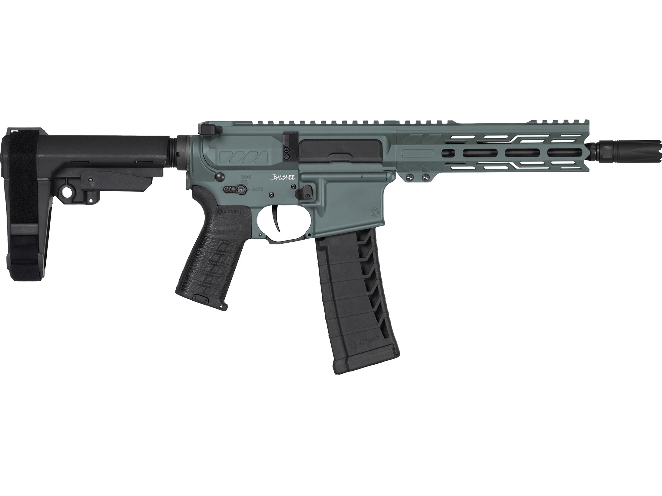 CMMG Banshee Mk4 9mm Luger Pistol 5 Threaded Barrel 30+1 Round