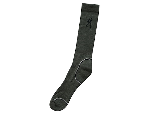 Browning Men's All Season Lightweight Crew Socks Merino Wool Blend
