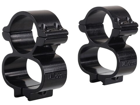 Millett See-Thru Scope Mount 1 Rings 3/8 Grooved Receiver Gloss