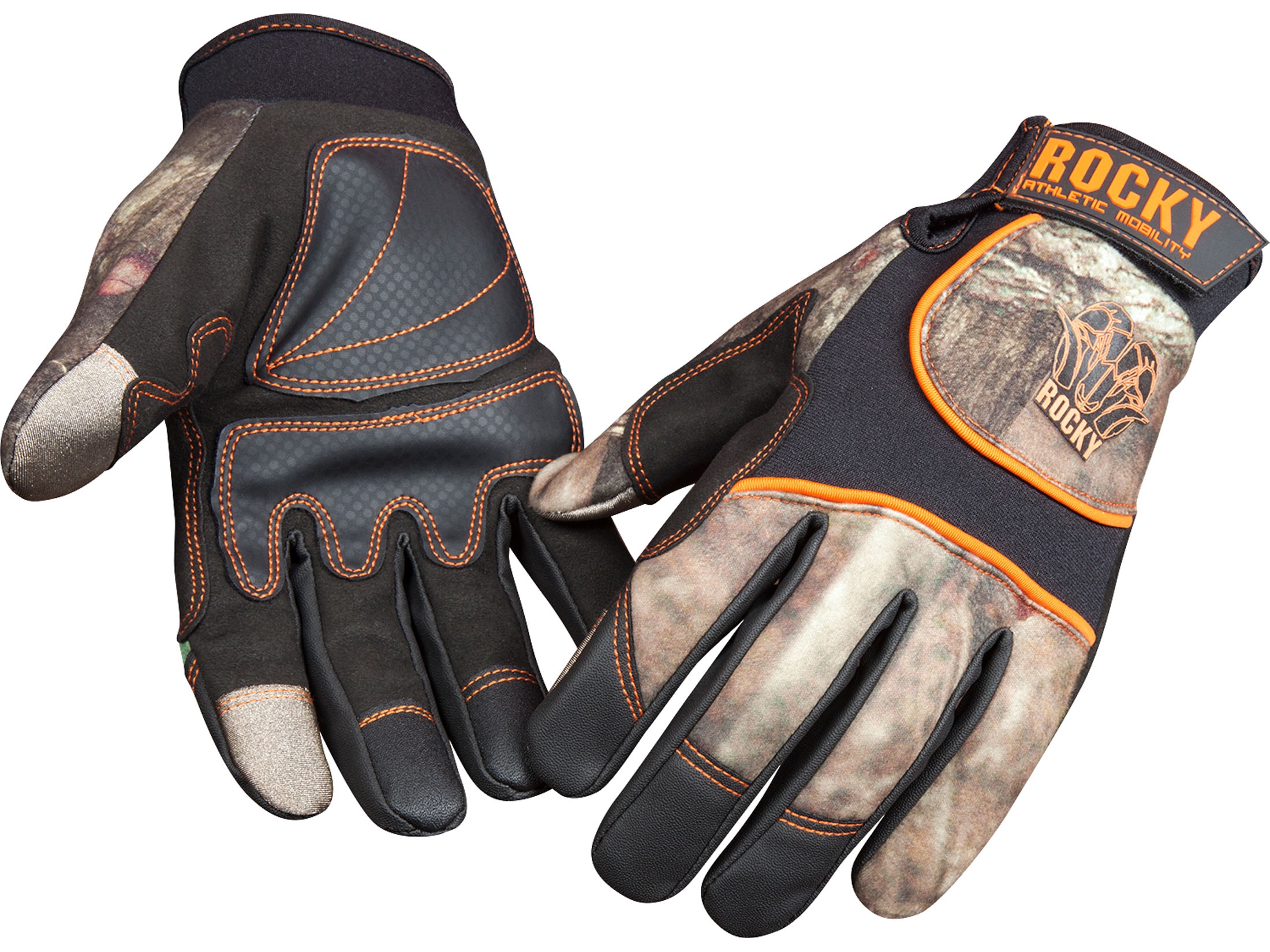 Rocky Athletic Mobility Level 3 Touchscreen Stretch Back Gloves