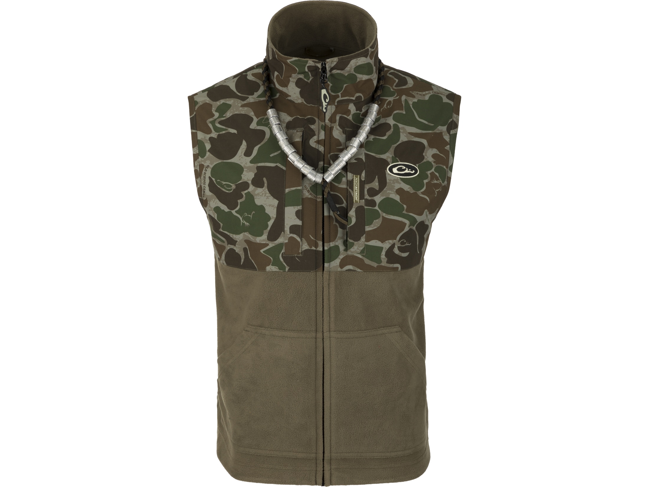Drake Men's Eqwader Vest Mossy Oak Shadow Grass Habitat Medium