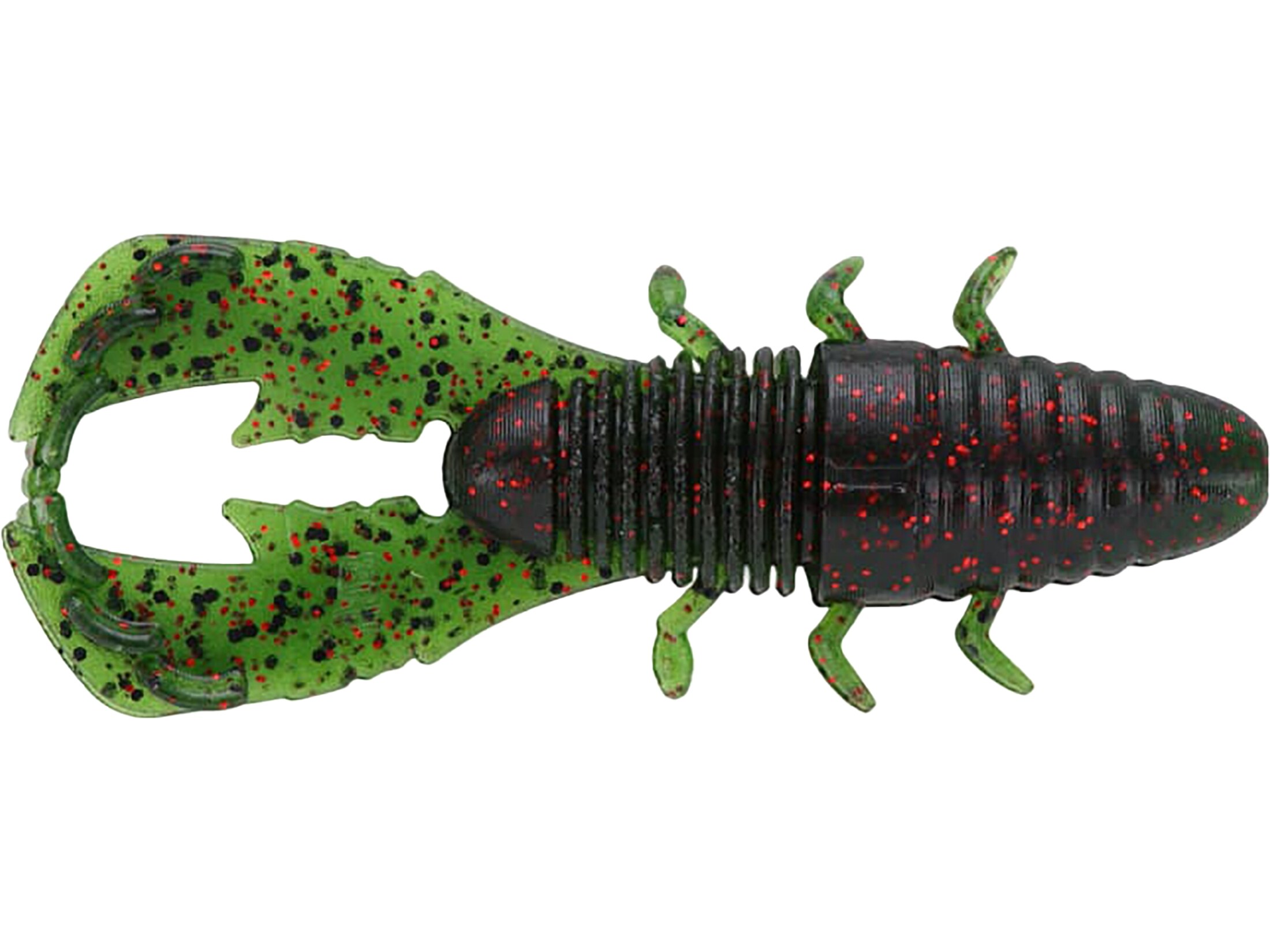 Yamamoto Yama Bug 3.75 Creature Watermelon Black Red Flake