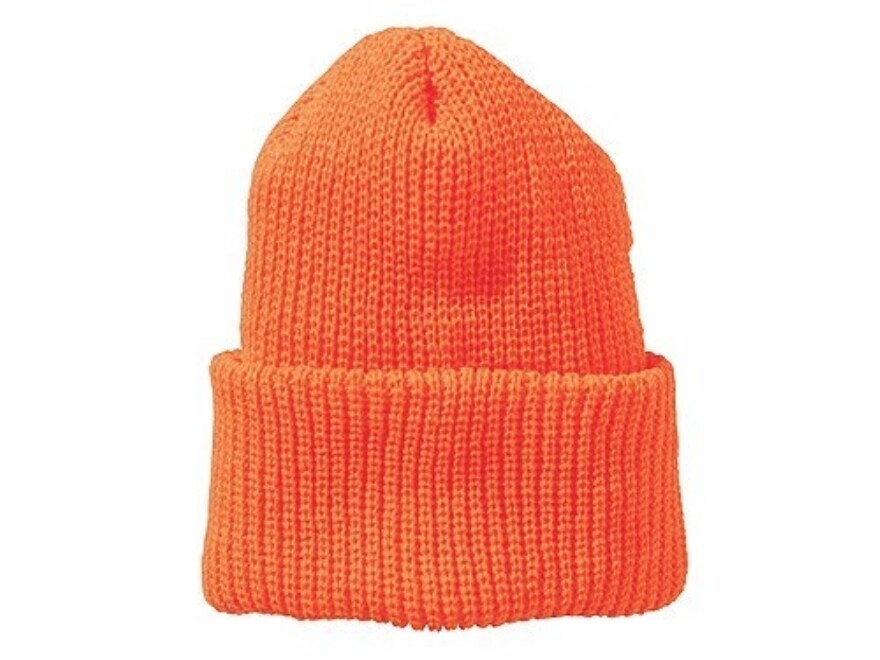 Whitewater Knit Cap Polyester Blaze Orange