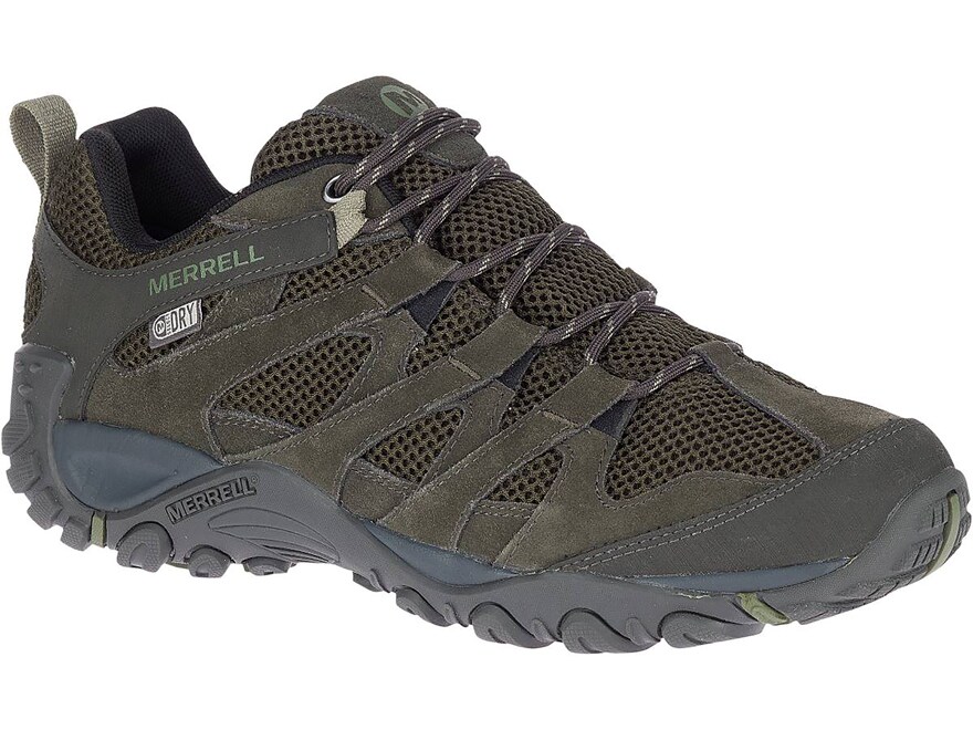 Merrell Alverstone Waterproof Hiking Shoes Suede Boulder Men's 8.5 D