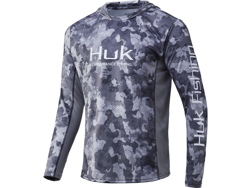 Huk Men's Icon X Hoodie Ice Boat Medium