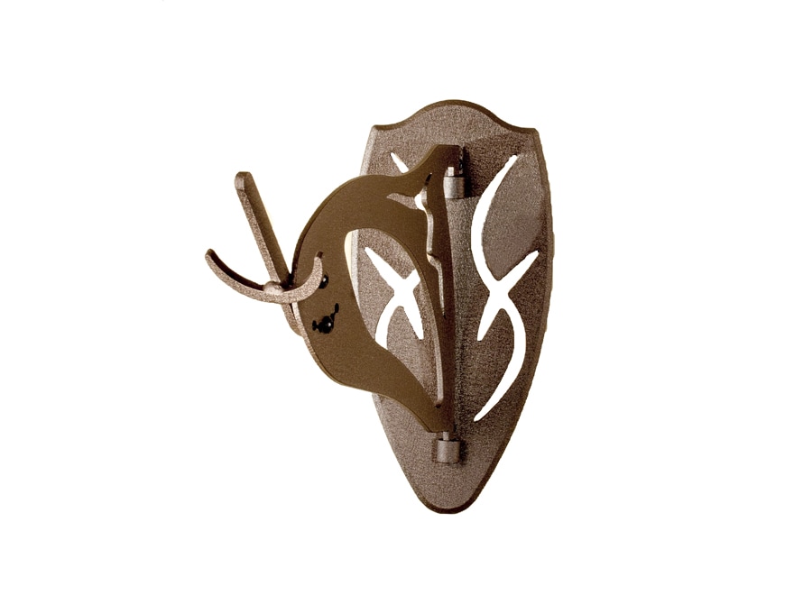 Skull Hooker Big Hooker European Mount Display Steel Robust Brown