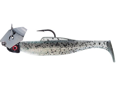 Z-Man Diezel Chatterbait Bladed Jig Smoky Shad (Silver Blade/White