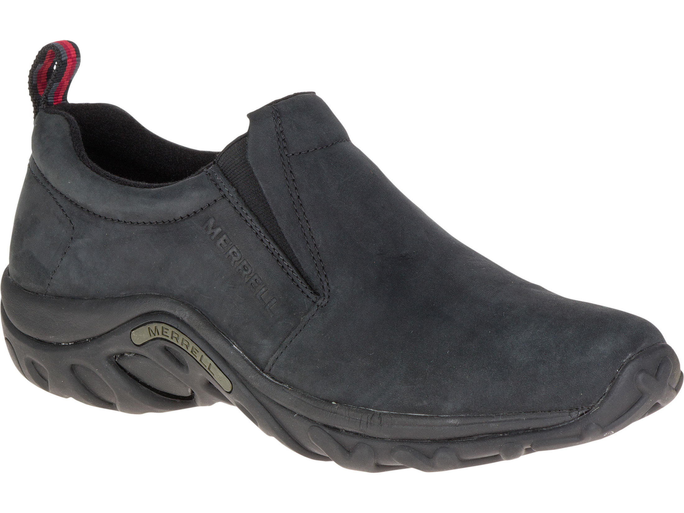 Merrell Jungle Moc 4 Hiking Shoes Nubuck Leather Black Men's 11 D