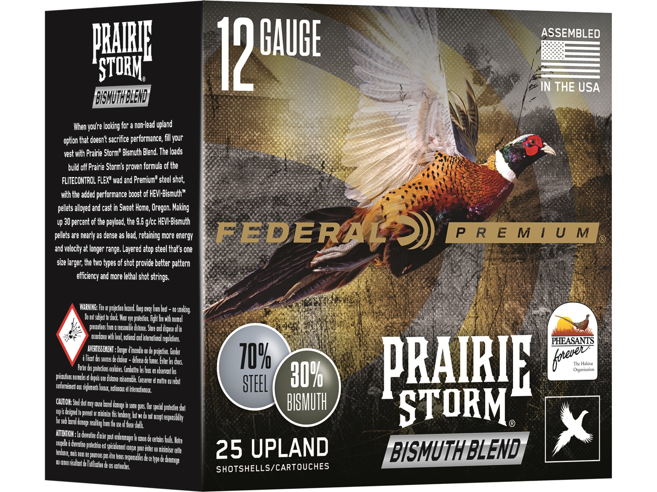 Federal Prairie Storm Bismuth 12 Ga Ammo 2-3/4 #4 & #5 Bismuth Shot